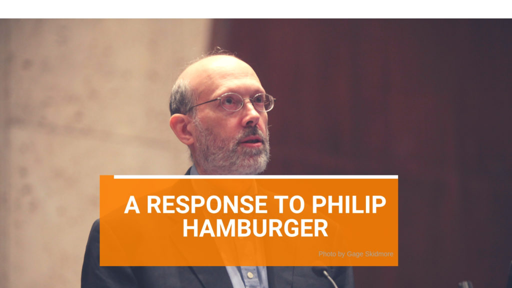 A Response to Philip Hamburger on the "Administrative Threat" - Howard ...